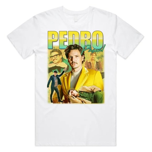 Gildan | Shirts | Pedro Pascal Homage Tshirt White | Poshmark